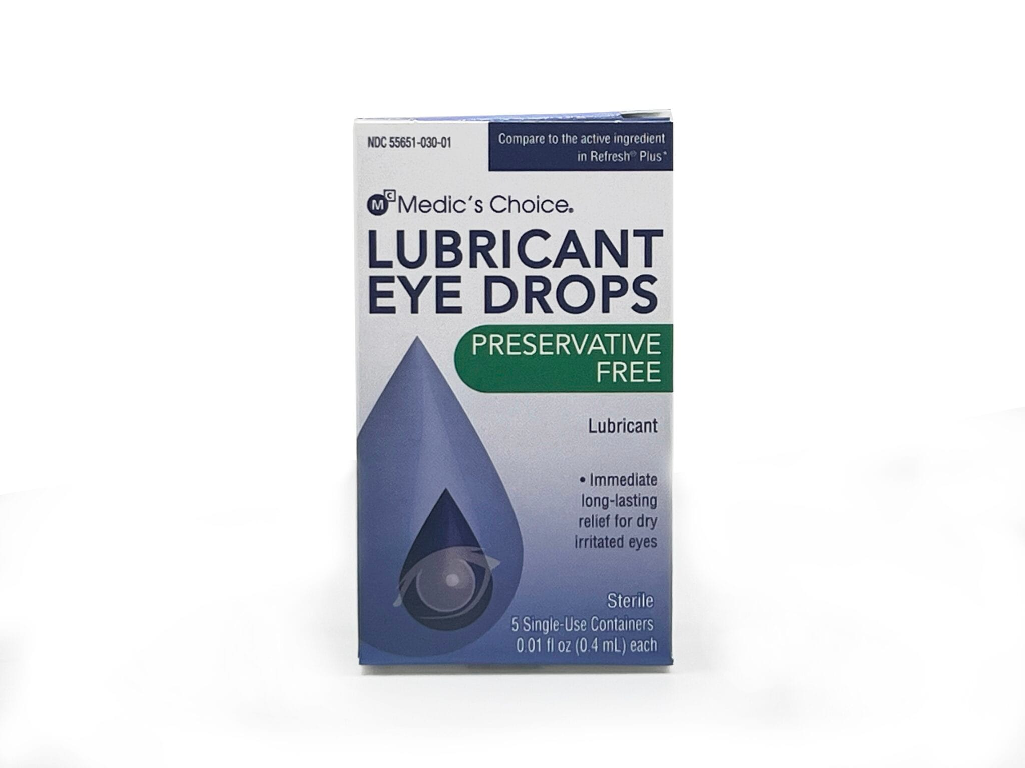 Lubricant Eye Drops Dry Eye Relief - Safetymax